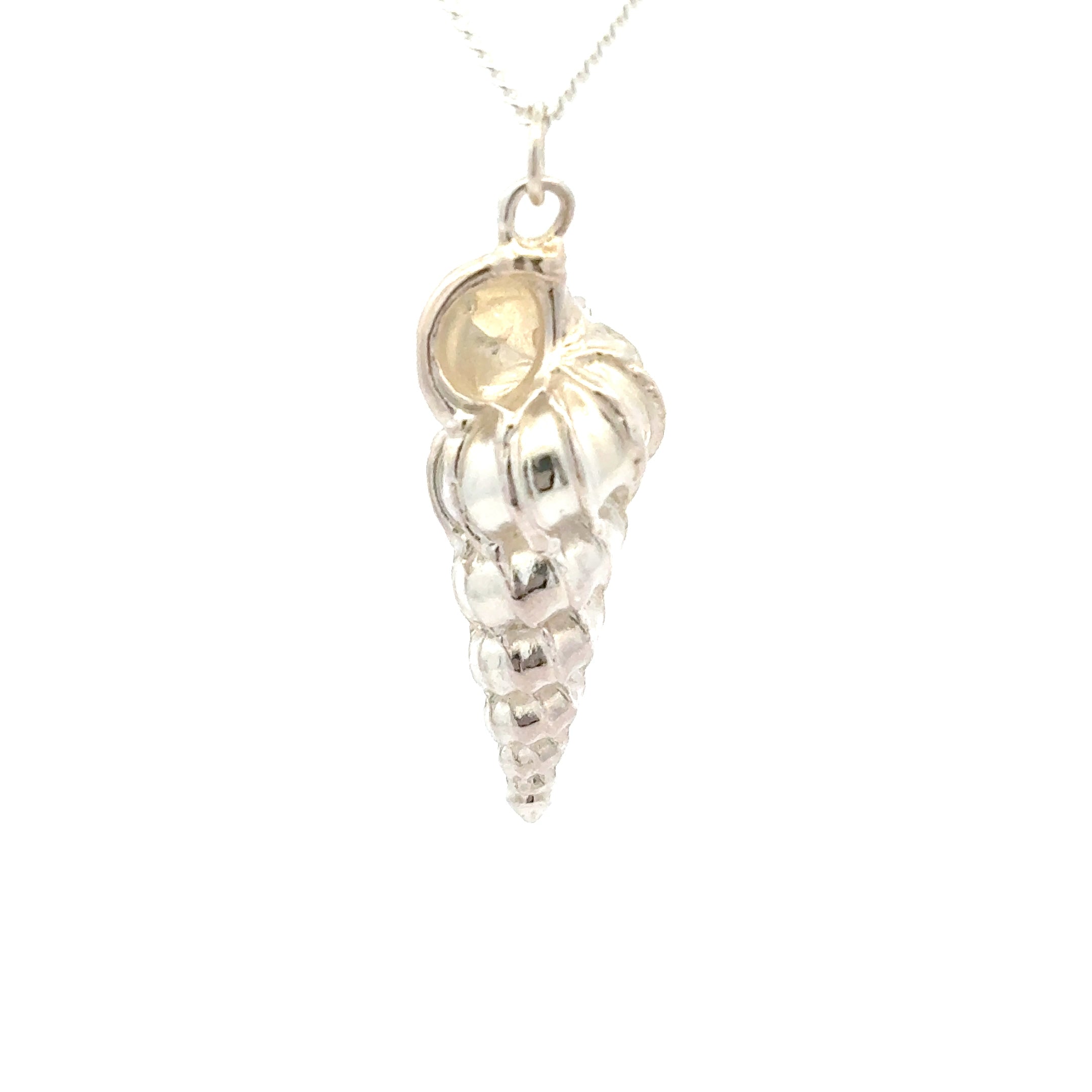Sterling Silver Wentletrap Shell Necklace | Coastal Jewellery ...